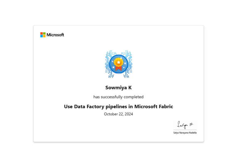 Microsoft Pipelines With Microsoft Fabrics | PDF