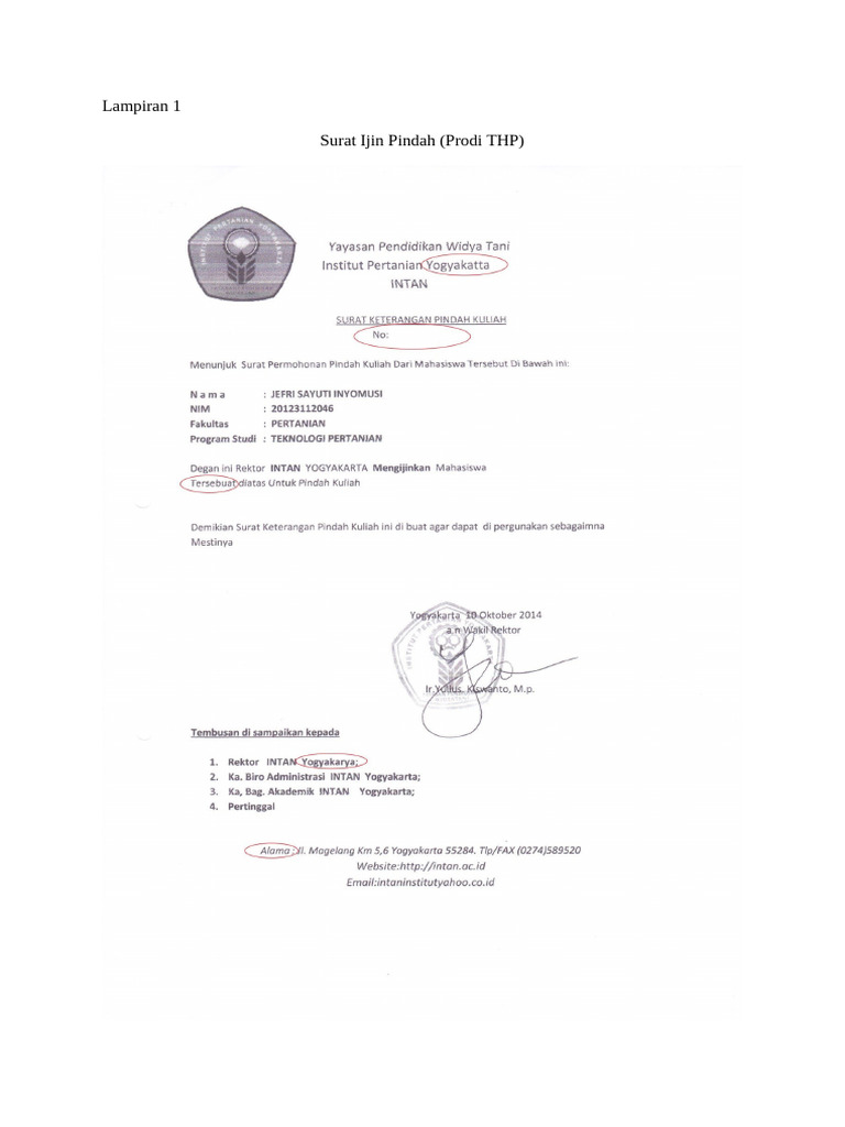 Lampiran 1-Surat Pindah Jefri | PDF