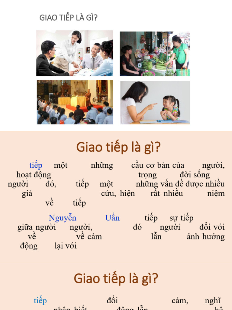 Bai giang Ky nang giao tiep_gui SV | PDF