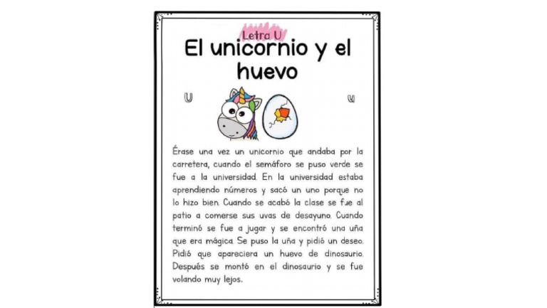 El Unicornio y El Huevo | PDF