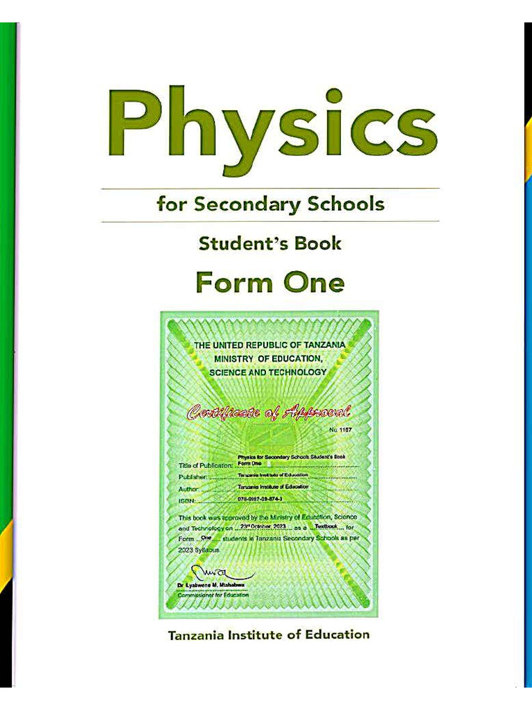 Physics Form One | PDF