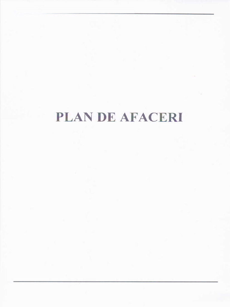 Plan de Afaceri Cafenea | PDF
