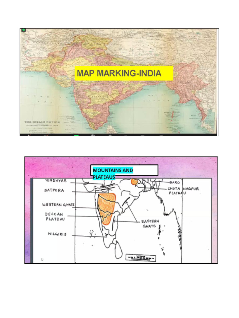 2024-25 Map marking and Colours to be used | PDF