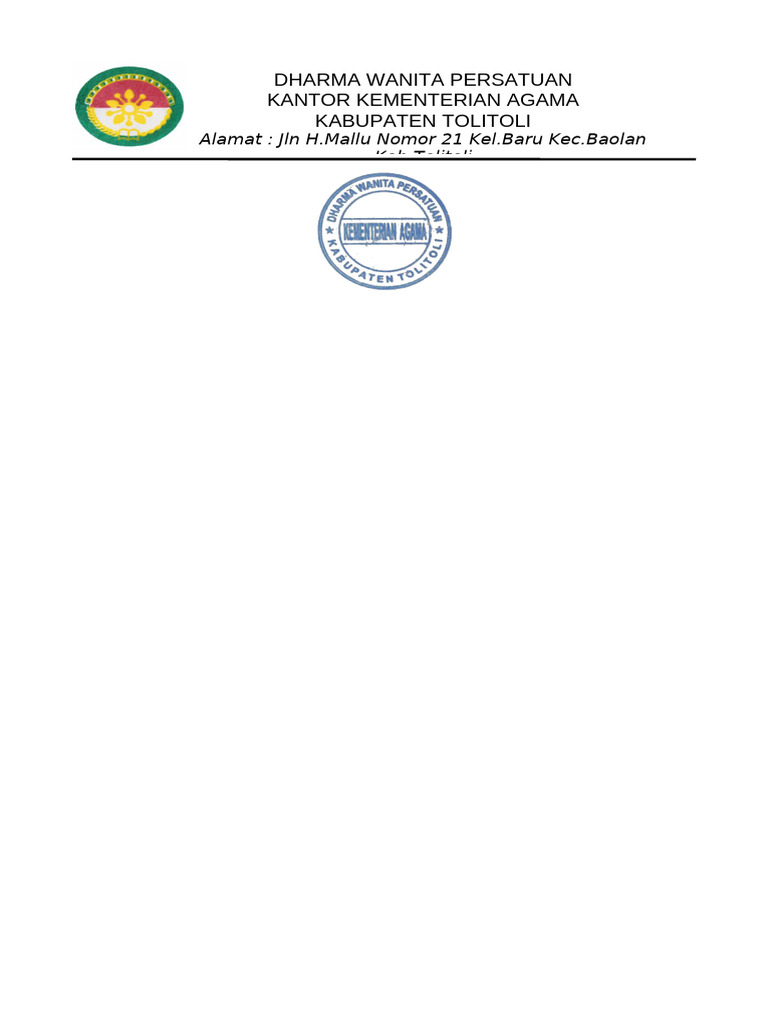 Kop Surat DWP | PDF