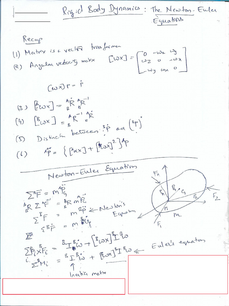 ME 240_Lecture_6_notes | PDF | Angular Momentum | Force