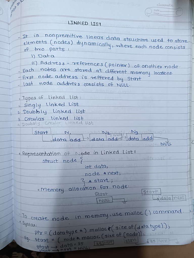 Data Structure Notes Harshada | PDF