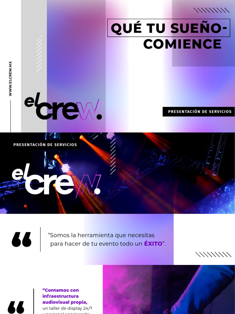 EL CREW_PRESENTACIÓN DE SERVICIOS_V. FINAL1 | PDF