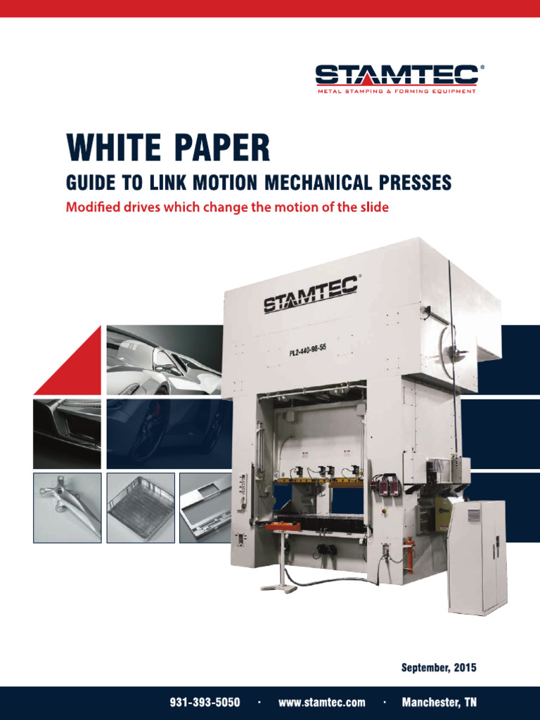 White Paper Link Motion Mechanical Press Guide | PDF