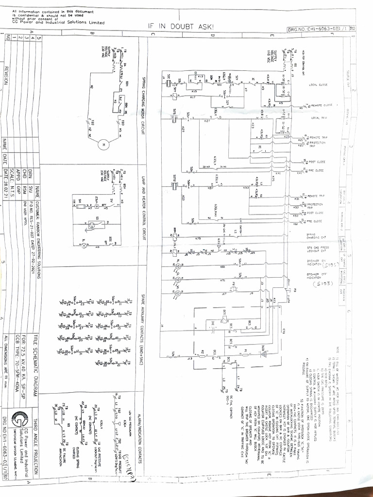 Breaker Drawing EHI-6063-021/1 | PDF
