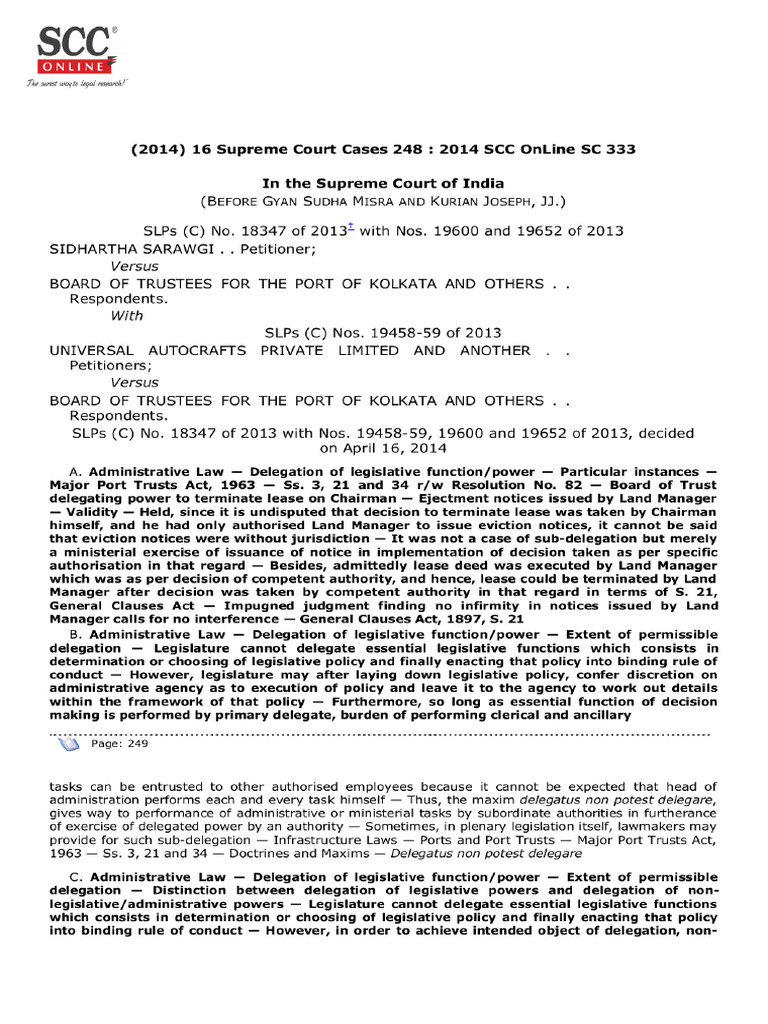 J 2014 16 SCC 248 2014 SCC OnLine SC 333 AIR 2015 SC 1 Lakshyavermab Nlsacin 20241025 131459 1 ...