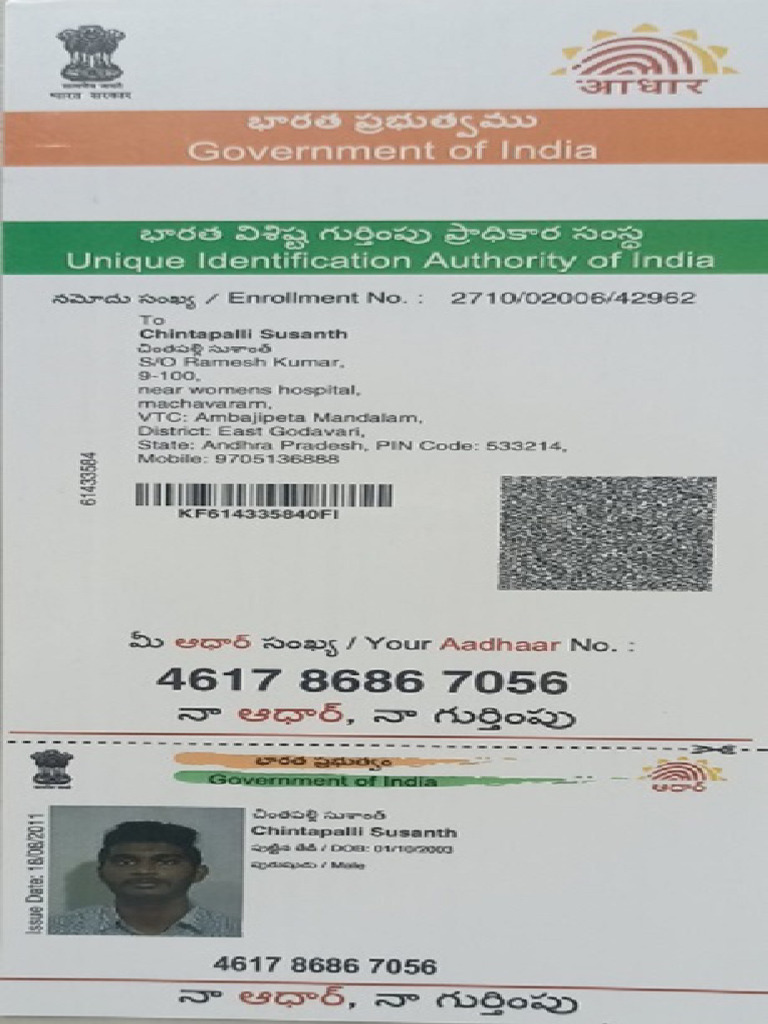 Aadhar PDF | PDF