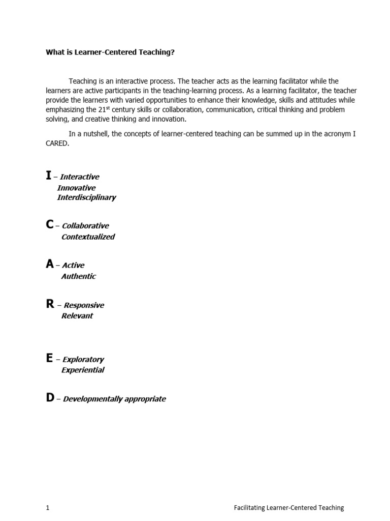 Activity-1-What-is-Learner | PDF | Learning | Thought
