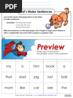 Activity On Sentence and Non Sentences | PDF