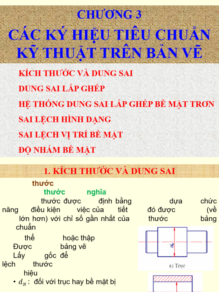 C3.Cac Ki Hieu Tieu Chuan Ki Thuat Tren Ban Ve | PDF