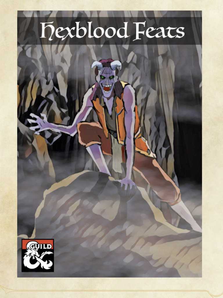 1042019-Hexblood Feats 7-26-21 | PDF | Wizards Of The Coast | Dungeons ...