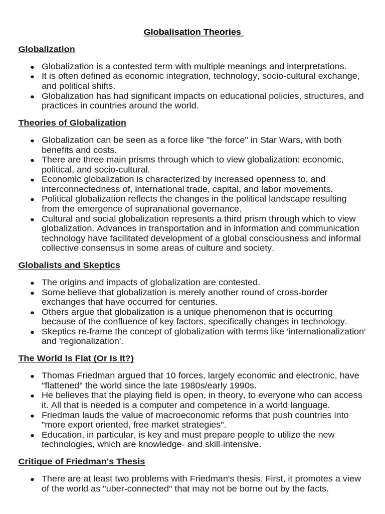 Globalization | PDF | Globalization | Education Reform