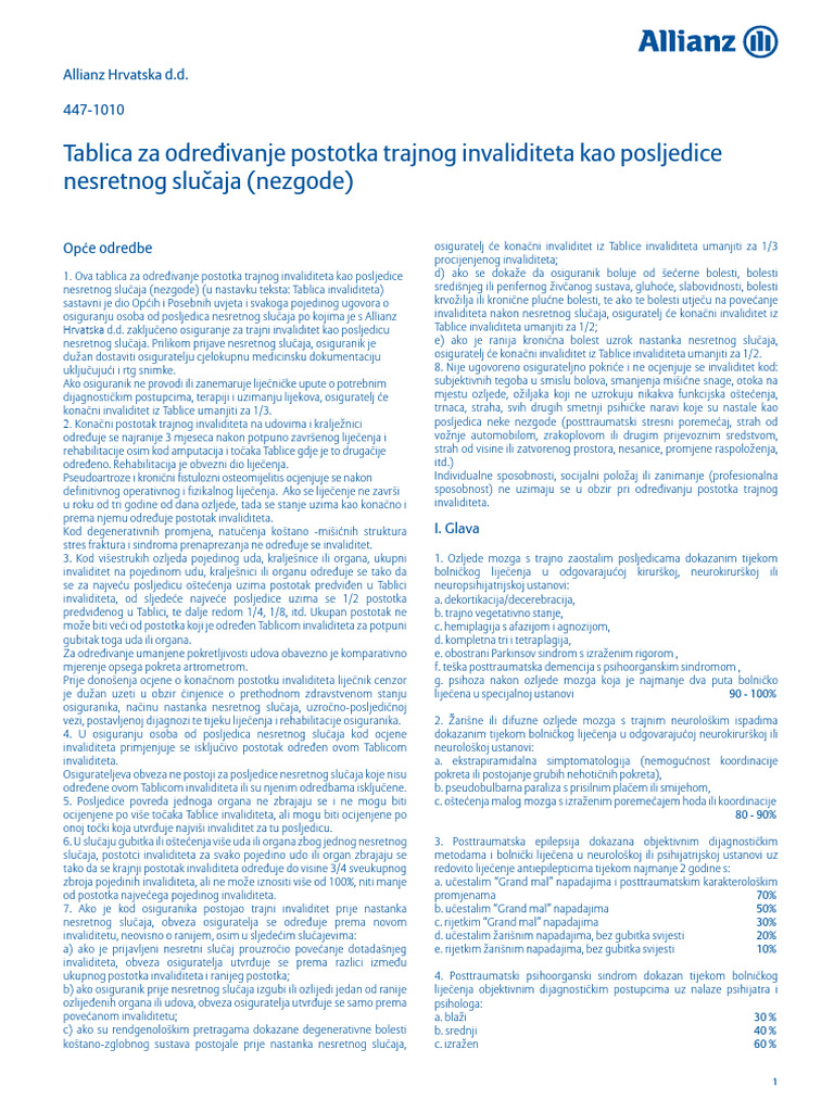 Uvjeti Osiguranja 447-1010 | PDF