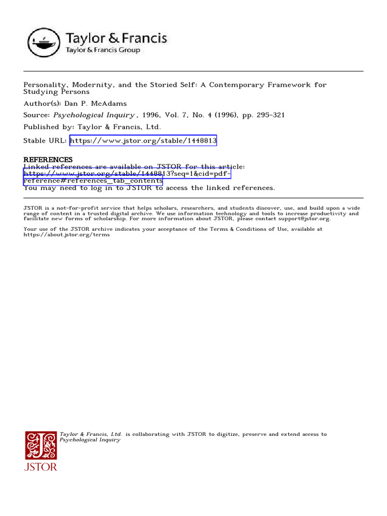 Modern Personality Frameworks Explained | PDF | Personality Psychology ...