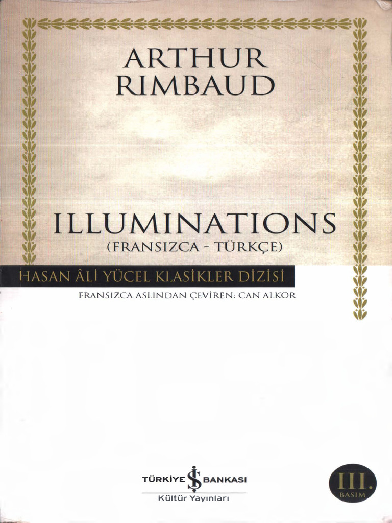 Arthur Rimbaud - Illuminations-Türkiye İş Bankası Kültür Yayınları (2013) | PDF