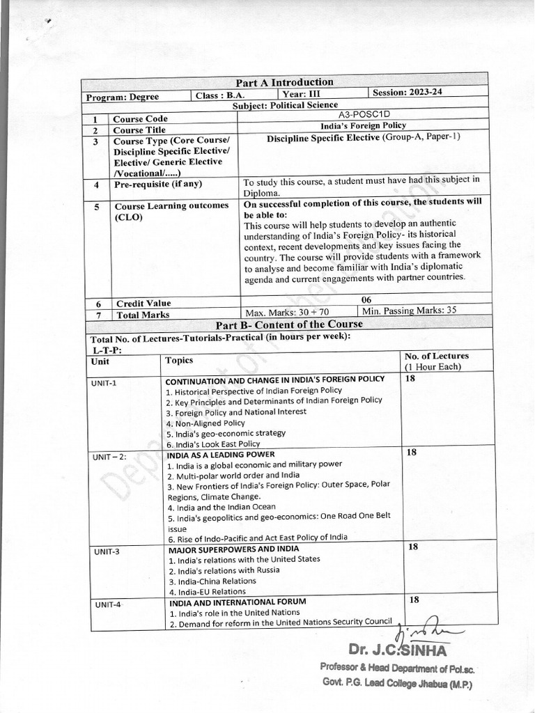 Pol Sci - DSE 1-4 | PDF