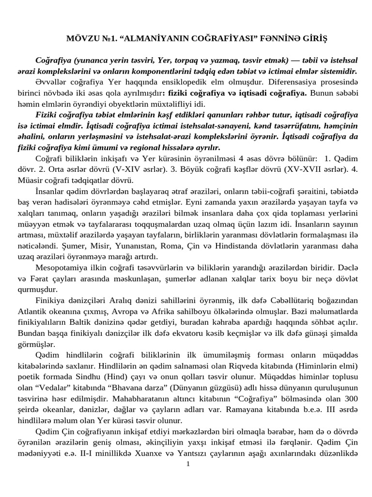 Almaniya cografiyasi-az | PDF