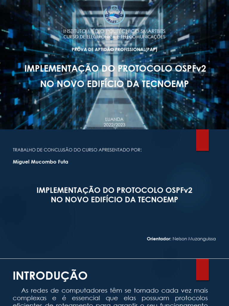Protocolo_OSPFv2_slidev2 | PDF | Rede de computadores | Roteador (informática)