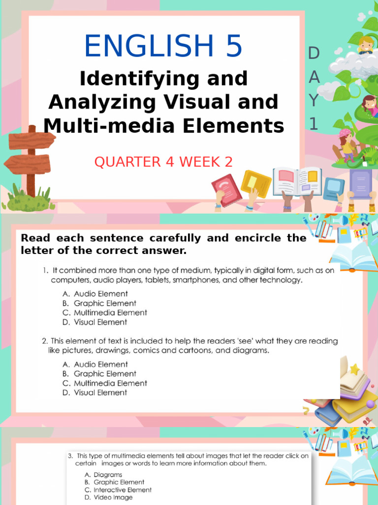 W2-Q4-ENGLISH-5 | PDF | Multimedia | Human Communication