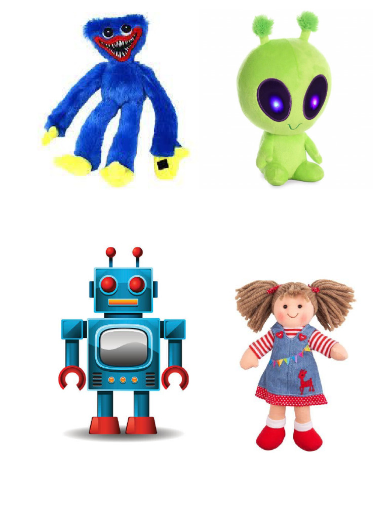 Monster, Robot, Doll, Alien Flashcards | PDF