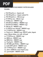 All LED TV Service Menu Codes | PDF | Information And Communications ...