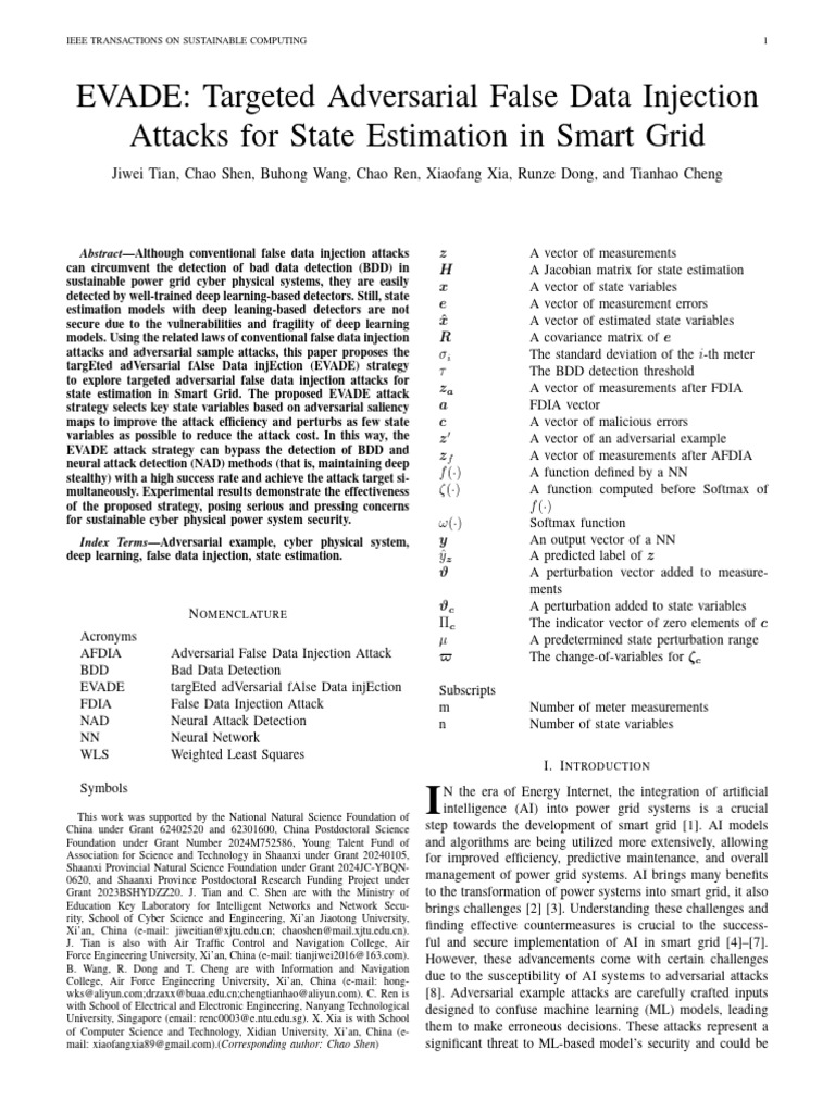Smart Grid Adversarial Attack Risks | PDF | Energy Conservation | Smart Grid
