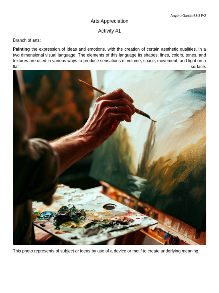 Arts Appreciation | PDF | The Arts | Sculpture