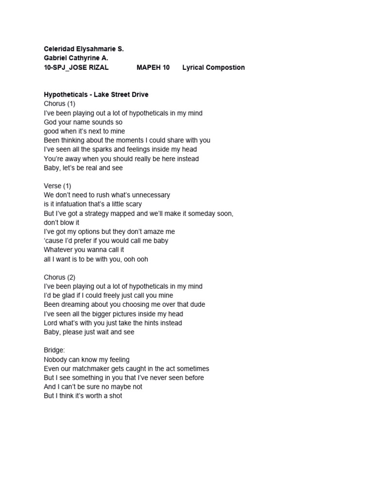 Lyrical-Composition | PDF