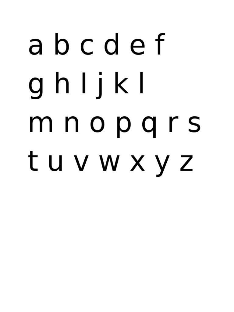 Abcdef Ghijkl Mnopqrs Tuvwxyz | PDF