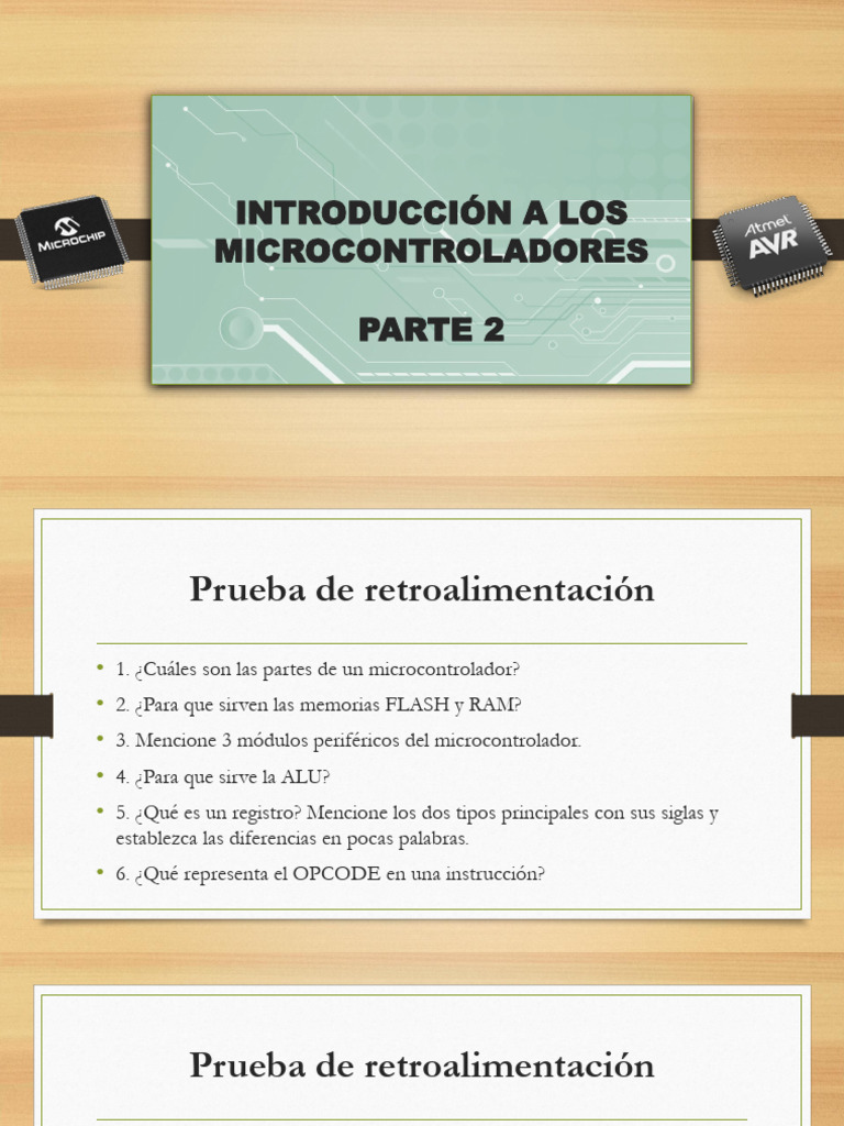 Introducción a Microcontroladores: Conceptos Clave | PDF ...