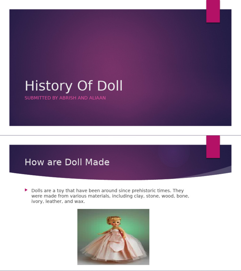 History and Craft of Dolls | PDF