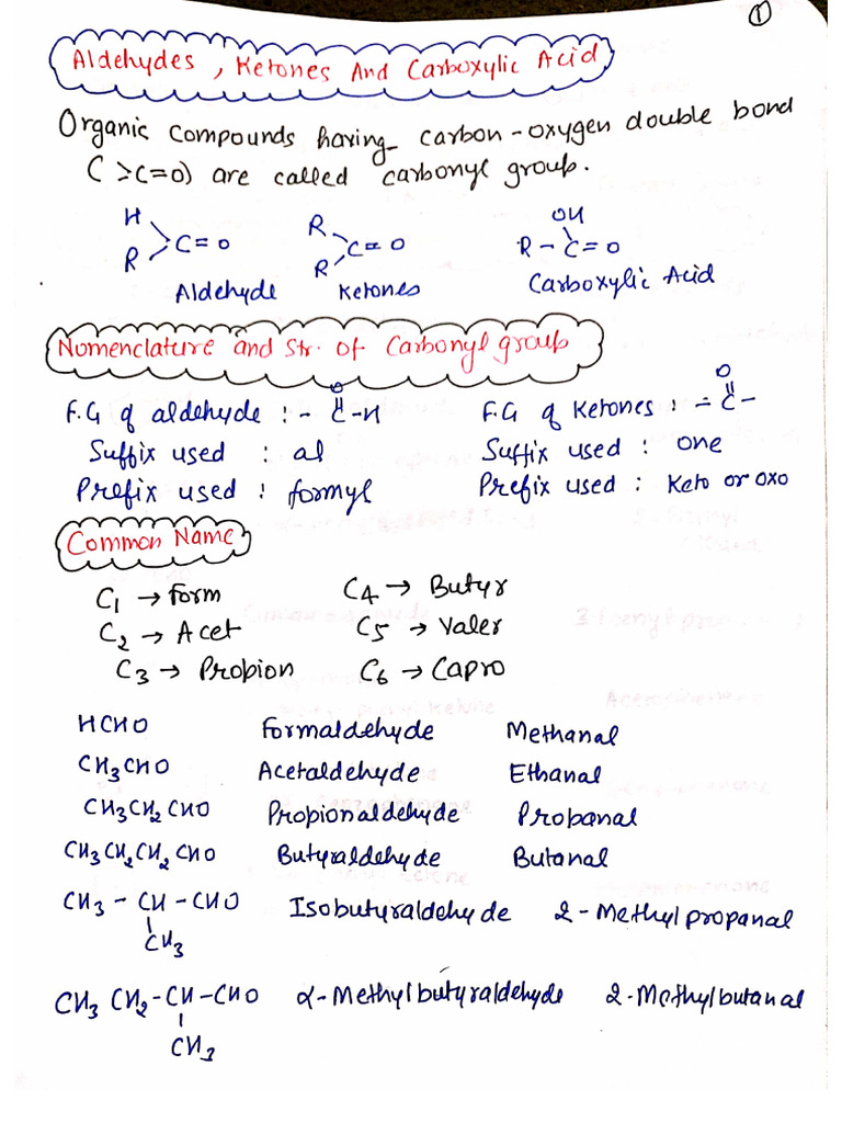 Aldehydes Ketones | PDF