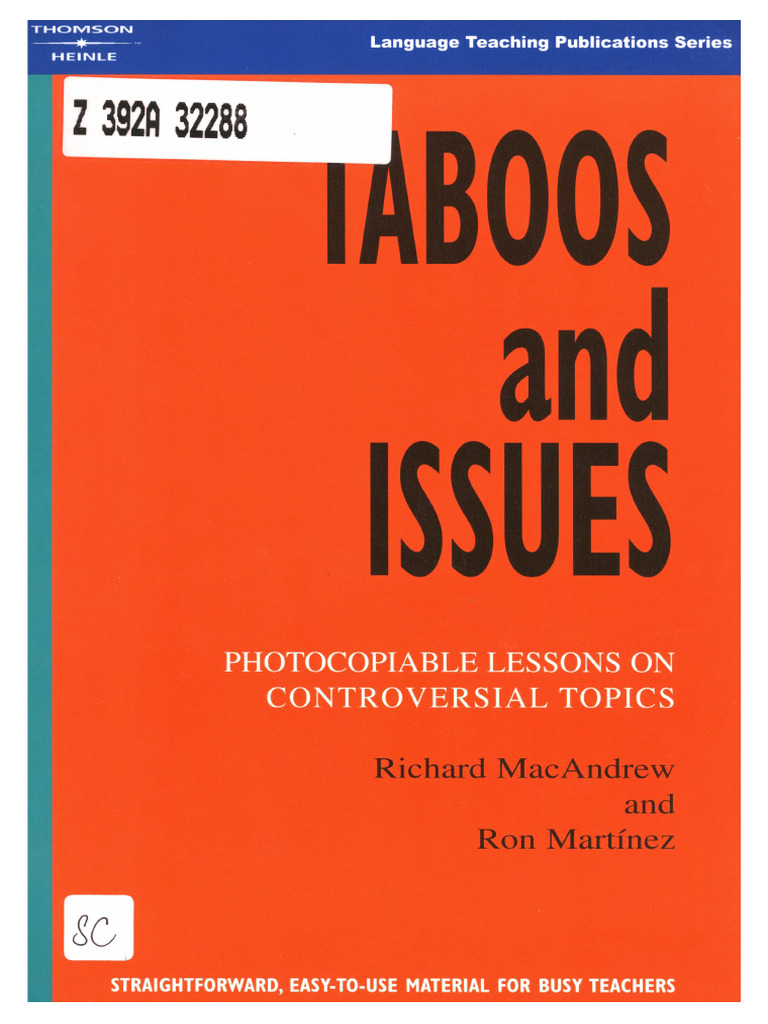 143487276-Taboos-and-Issues | PDF