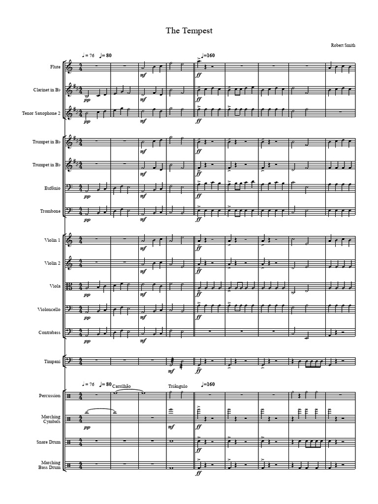 The Tempert - Full Score | PDF