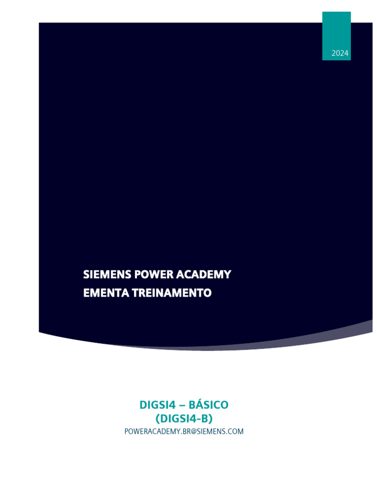Treinamento Básico DIGSI4 para SIPROTEC 4 | PDF | Programas ...