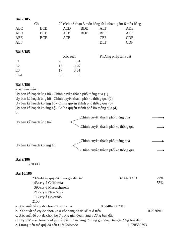 Bài tập chương 4 TKUD | PDF