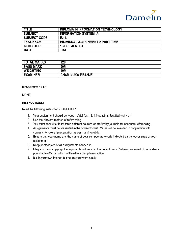 20 He PT DP It Ins110 Y1 Ia2 | PDF | System | Information