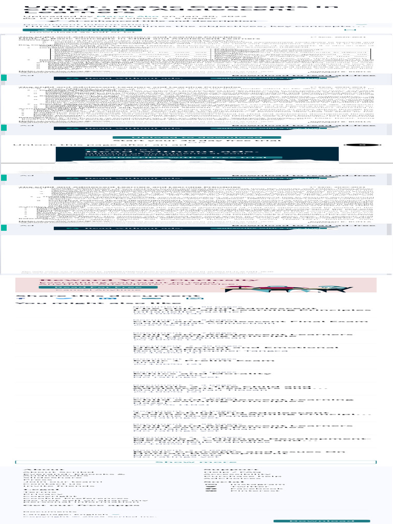 Unit 1 Basic Concepts in Child and Adolescent Learners PDF Brain ...