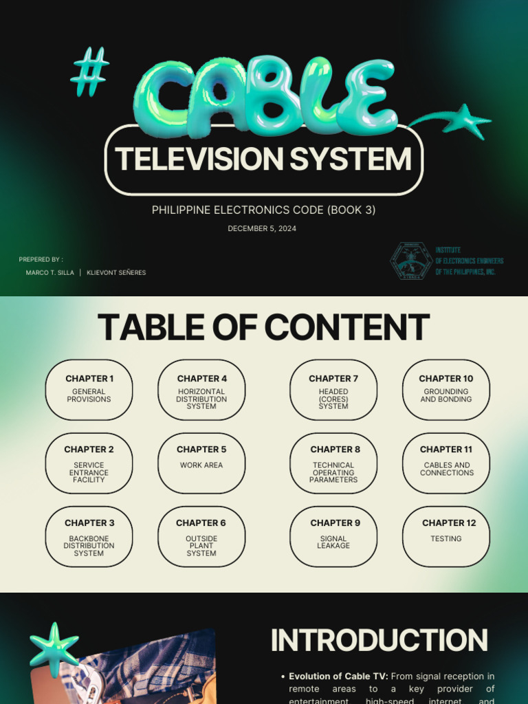 Silla Sen Eres Cable Television System Book 3 | PDF