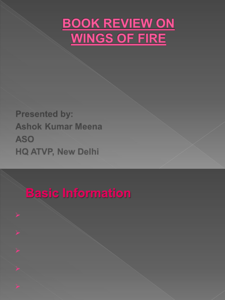 Wings of Fire: Book Review Summary | PDF