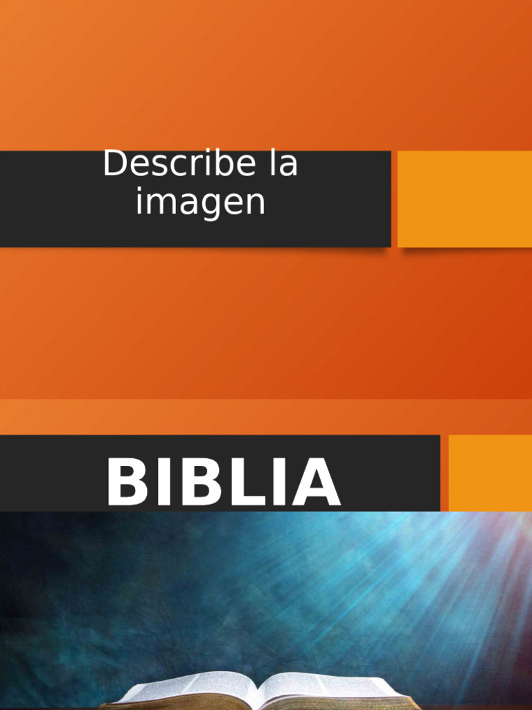 Describe La Imagen | PDF