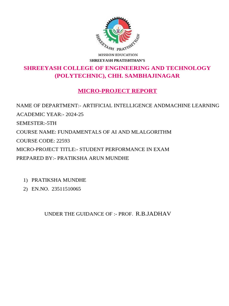 Fam Final Microproject | PDF | Methodology | Statistics