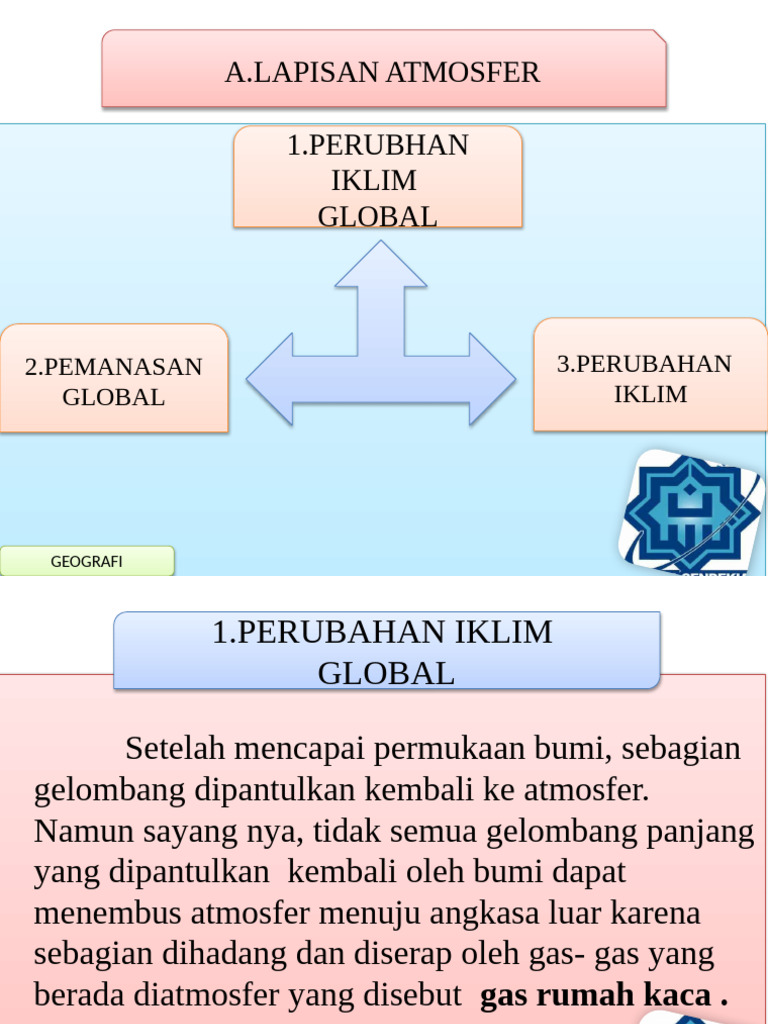 GEOGRAFI Lapisan Atmosfer | PDF