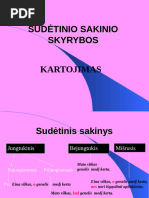 Sakinio Dalys (Teorija) | PDF