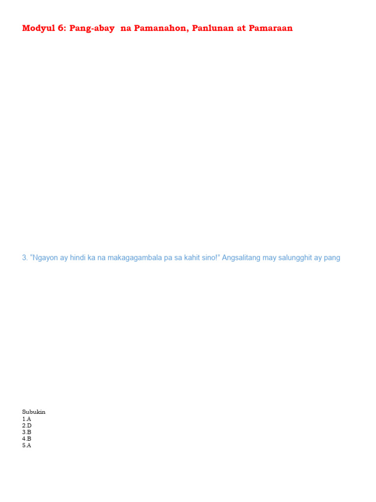 F9_ Q3-Modyul 6 | PDF