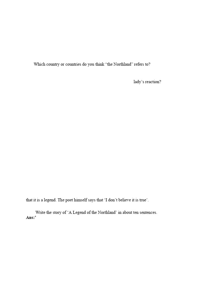 9th Beehive Poem-The Legend of Northland | PDF